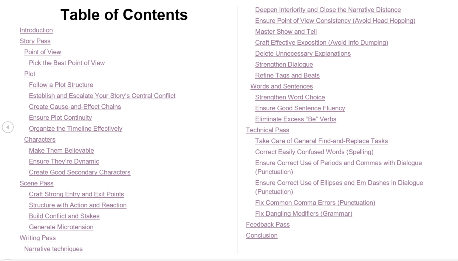 Self-Editing Guides – Katie Chambers | Book Editor | Teacher | Resource ...