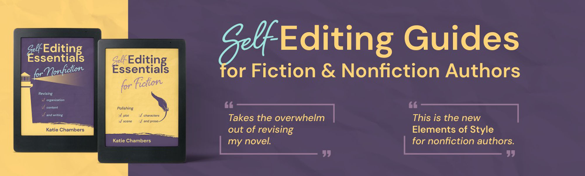 Self-Editing Guides – Katie Chambers | Book Editor | Teacher | Resource ...